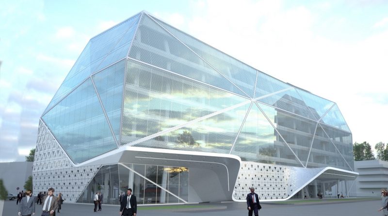 Gand Diamond a Gand è l'edificio che dà lustro a ING - Guidafinestra