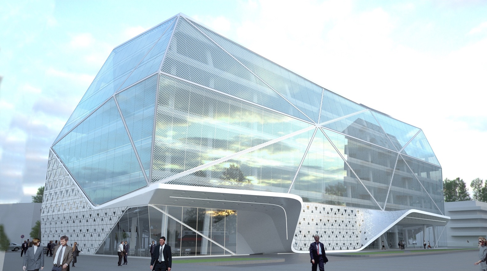 Gand Diamond a Gand è l'edificio che dà lustro a ING - Guidafinestra
