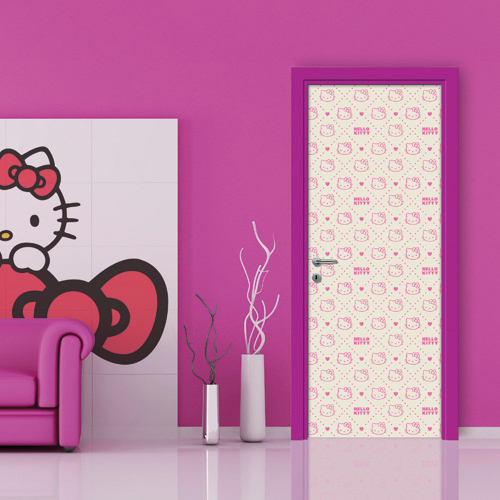 NUSCO PORTE - HELLO KITTY DOORS COLLECTION - Guidafinestra