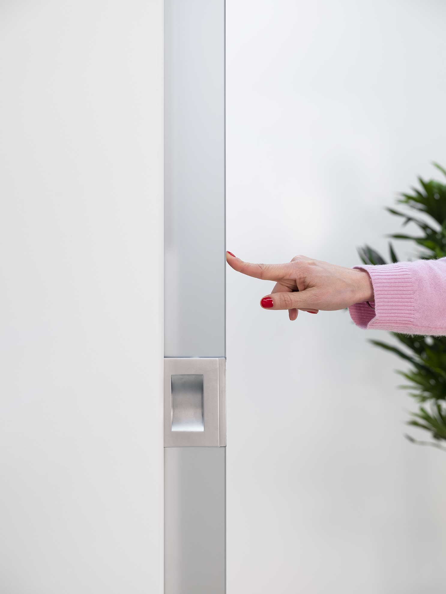 Porta Push Pull Push Pull Alu Coating's Aluminium Deurtrekker