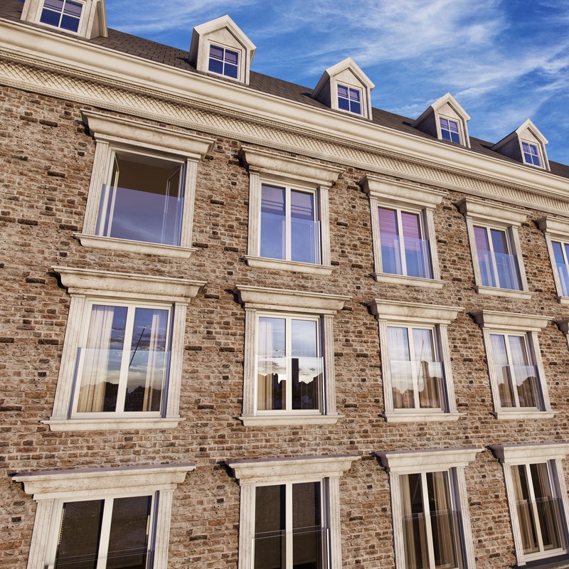 Q-railing Easy Glass View per balconi alla francese - Guidafinestra