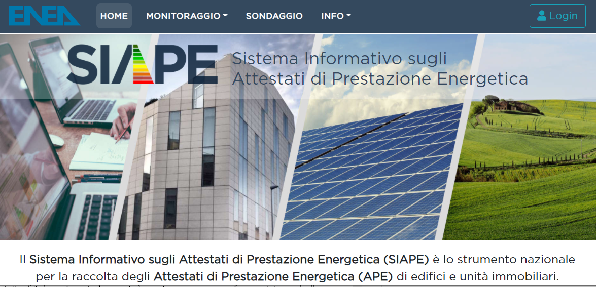 SIAPE. Nuovo portale del Sistema Informativo APE - Guidafinestra