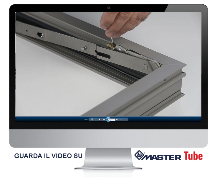 Ween Hide 180, anta ribalta invisibile 180° - Guidafinestra